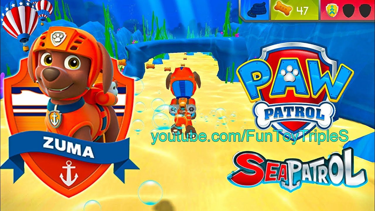 PAW Patrol Air & Sea - Zuma - Under the Sea - YouTube