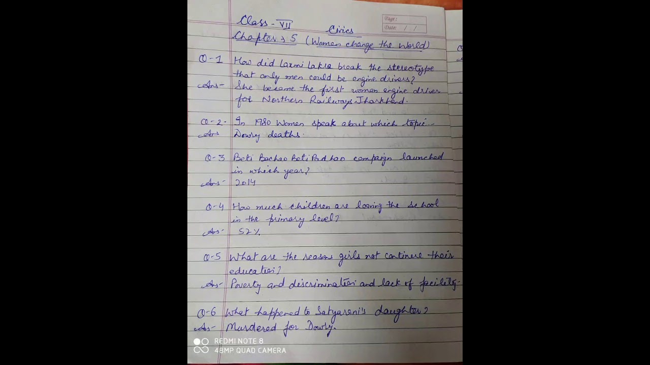 Class 7 Civics Chapter 5 Women Change The World Mcq YouTube class-7-civics-chapter-5-women-change-the-world-mcq-youtube