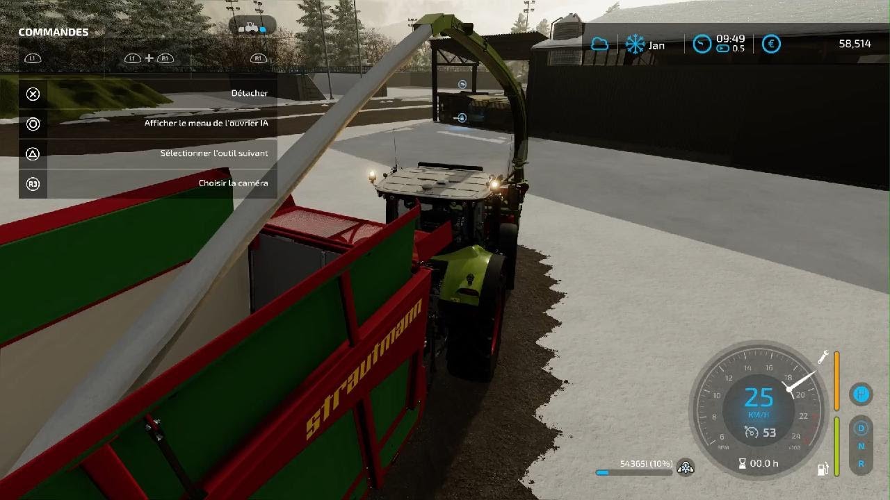 FS 22 : Déneigement au lizard forage Pickup - YouTube