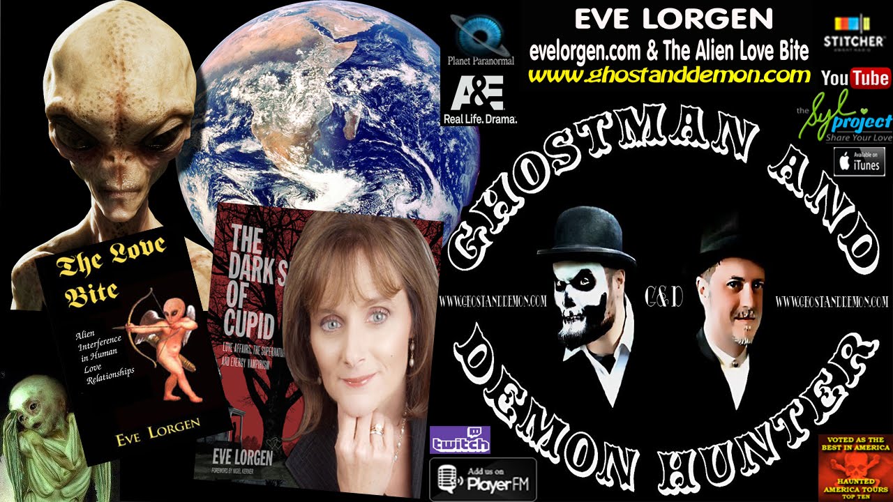 Aliens Relationships w/Author Eve Lorgen on GhostMan&Demon Hunter Show ...
