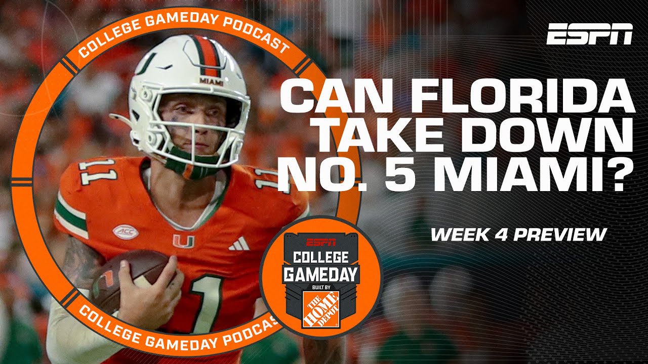 Miami vs. Florida, Squash bucklers, DM sliding and Week 4 Picks ...