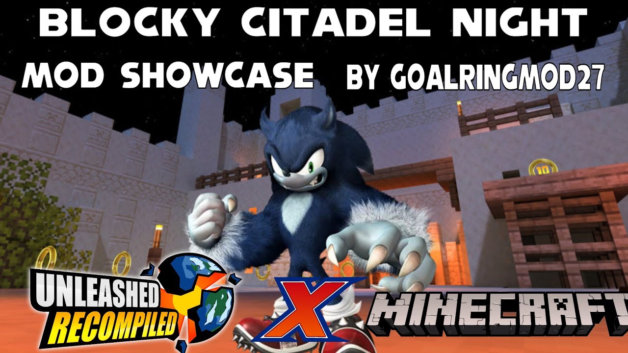 Blocky Citadel Night: Minecraft X Unleashed Recompiled (Mod Showcase ...