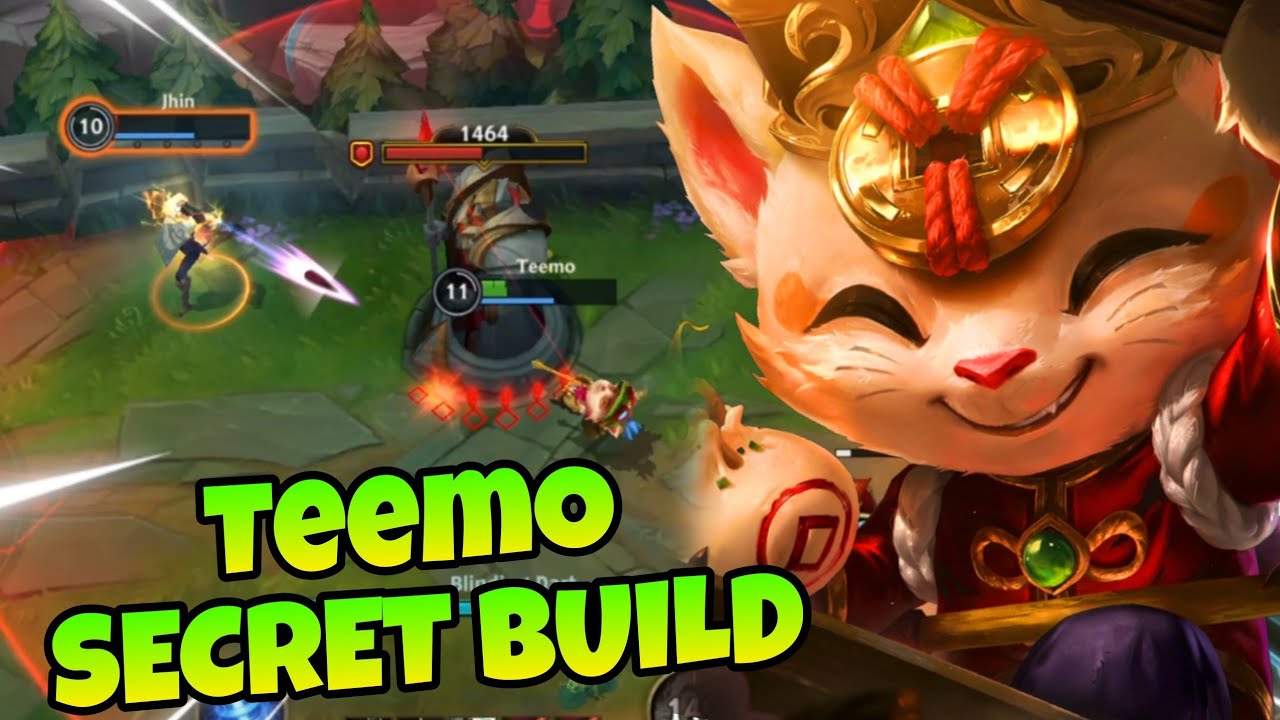 TEEMO SECRET BUILD WILD RIFT SUPER HYPER CARRY BARON LANER - YouTube