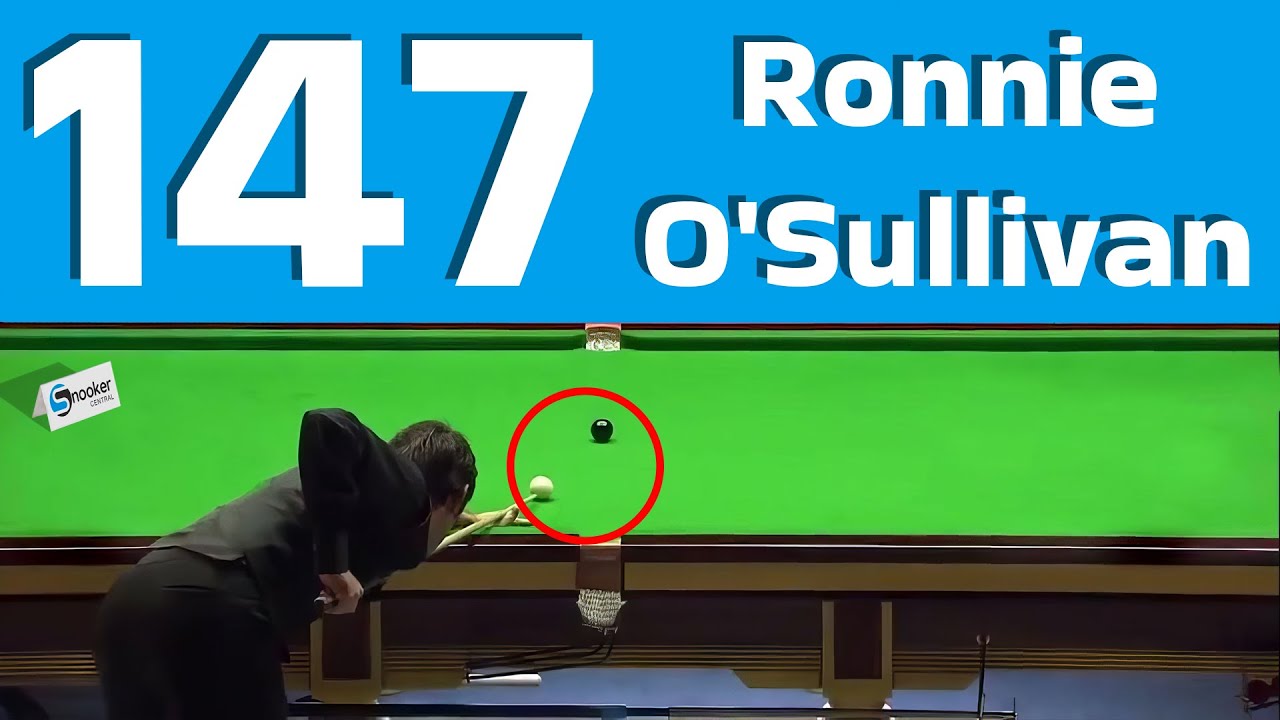 This 147 break has made history! Ronnie O'Sullivan! - YouTube