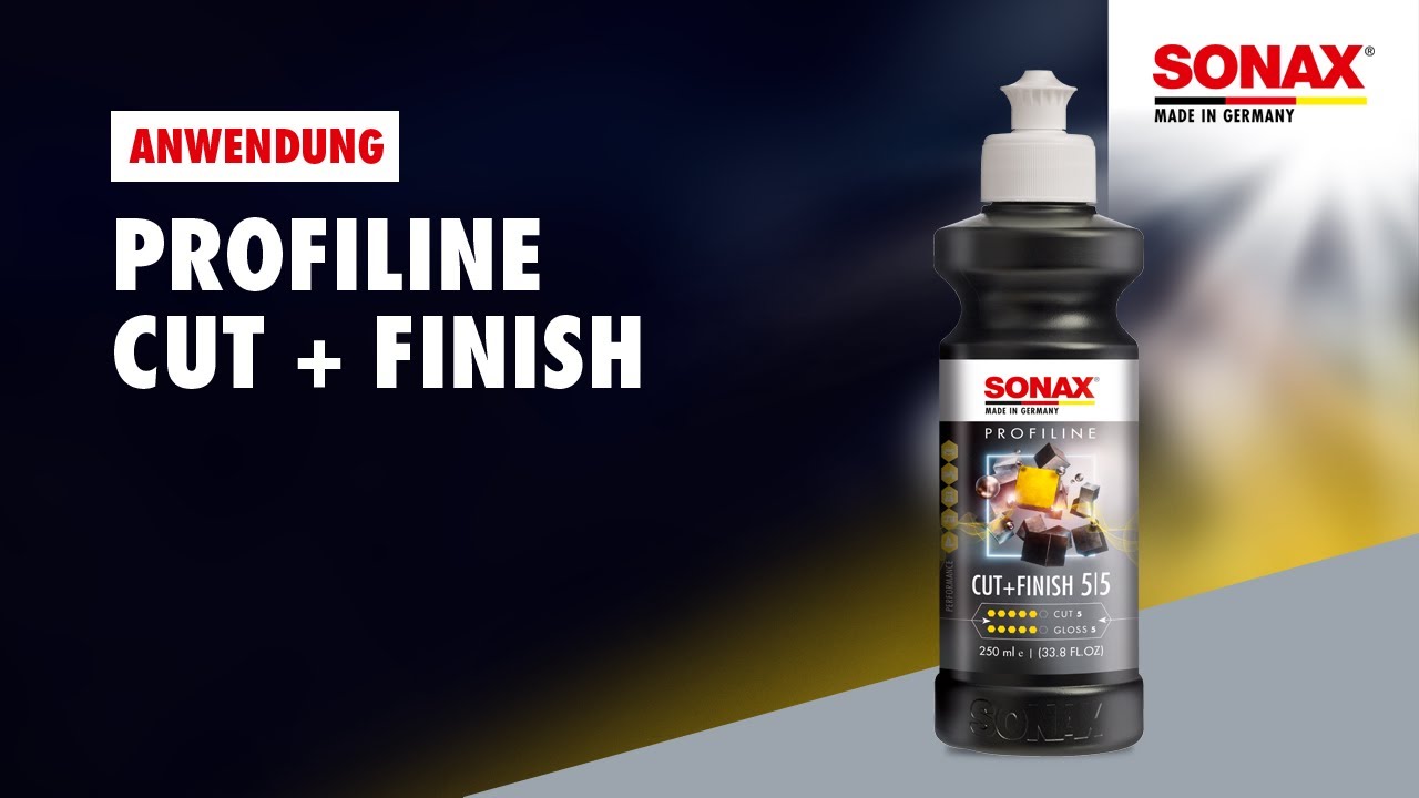 Anwendung SONAX PROFILINE Cut+Finish - YouTube