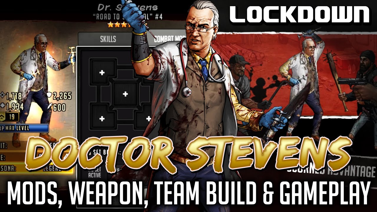TWD RTS: 6* Doctor Stevens Guide: Mods, Weapon & Gameplay - The Walking ...