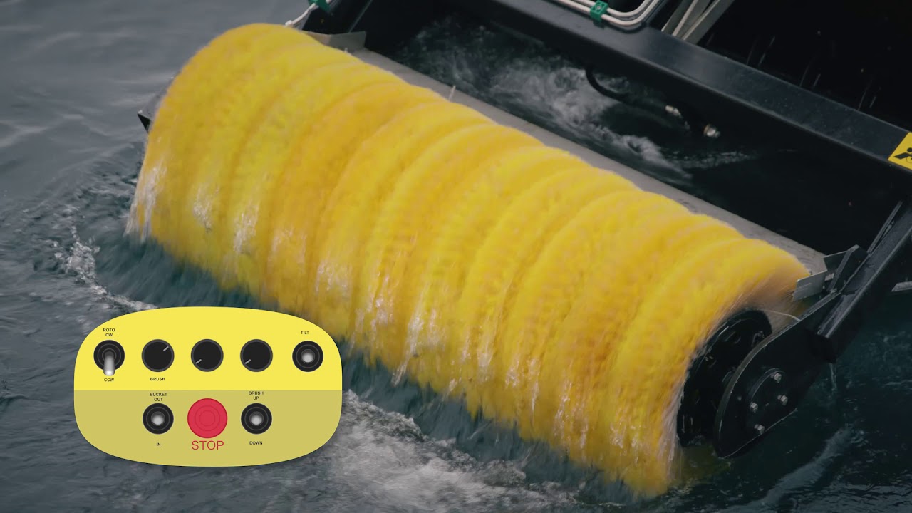 Lamor Bucket Skimmer LRB 150 - YouTube