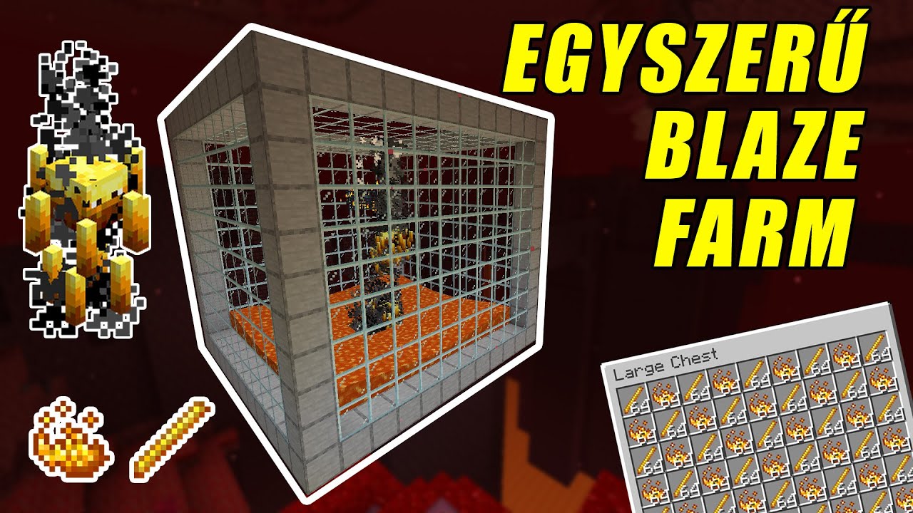 Egyszerű Blaze farm! | Minecraft Tutorial Magyarul | 1.16.3 Java - YouTube