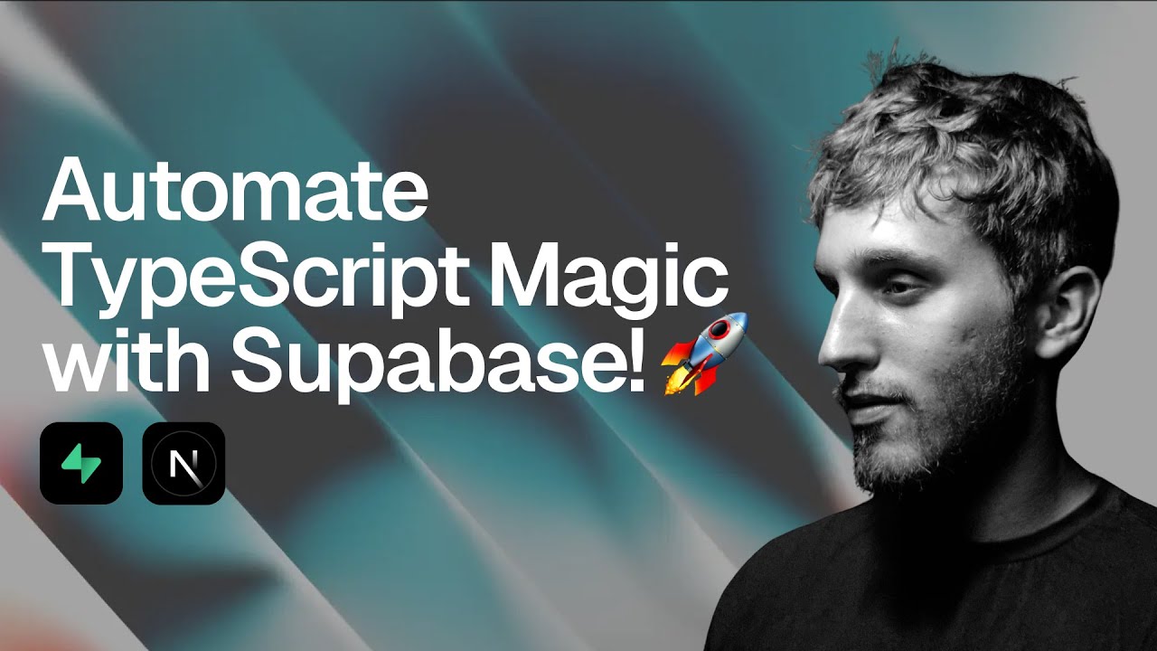 Automate TypeScript Magic with Supabase! 🚀 Next.js Type Generation Made Easy - YouTube
