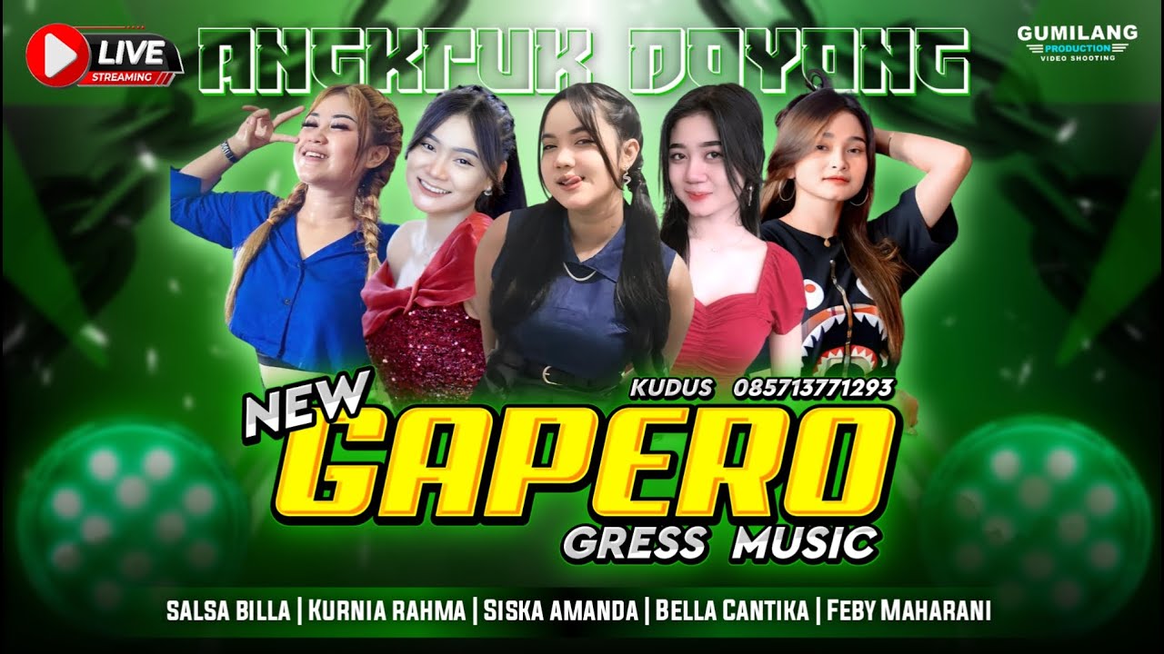 🔴LIVE NEW GAPERO GRESS MUSIC - HAPPY PARTY ANGKRUK NDOYONG TEAM ...