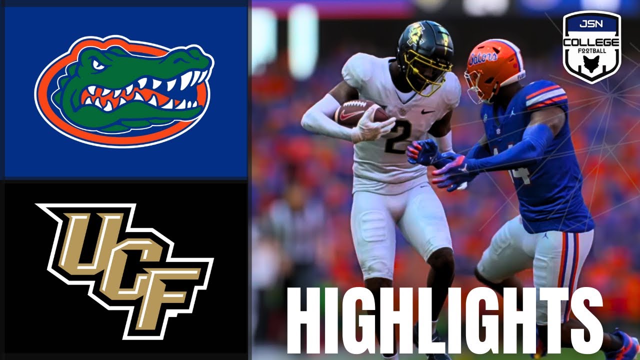 🏈W6 | UCF Knights UPSET The Florida Gators ON THE ROAD | Full Game ...