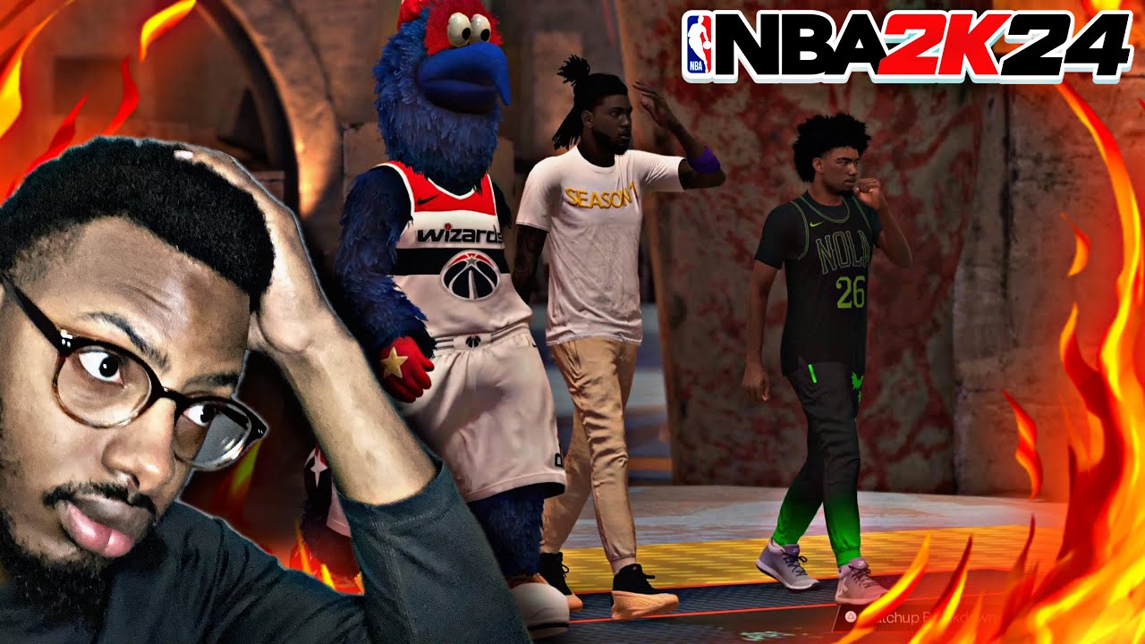 Ending My Cousins 2k Park Win Streak With Randoms | NBA 2K24 - YouTube