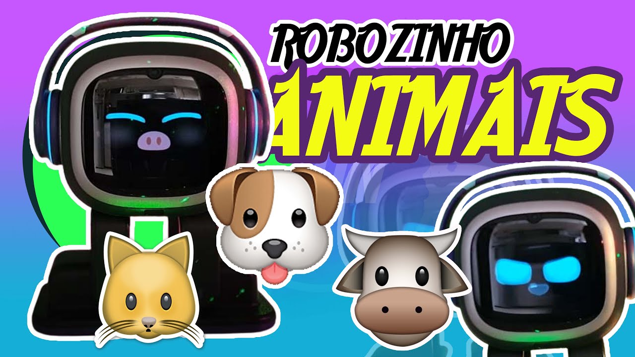 ROBOZINHO IMITA 15 ANIMAIS - YouTube