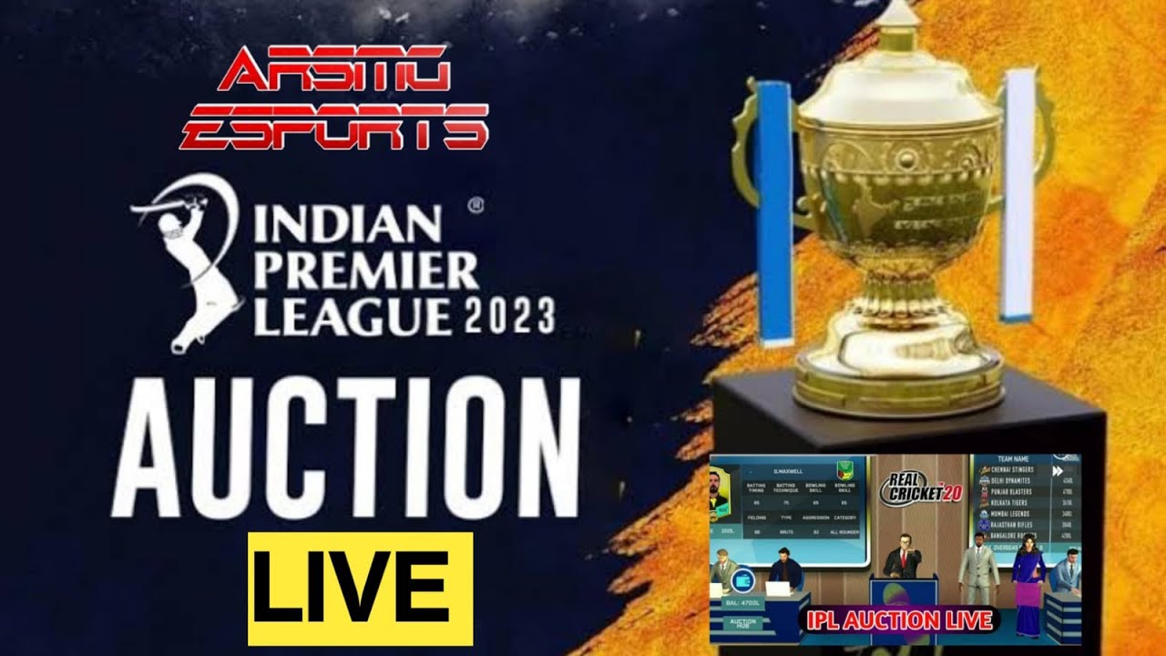 🔴LIVE : TATA IPL AUCTION 2023 | IPL MINI AUCTION 2023 | IPL PLAYER ...