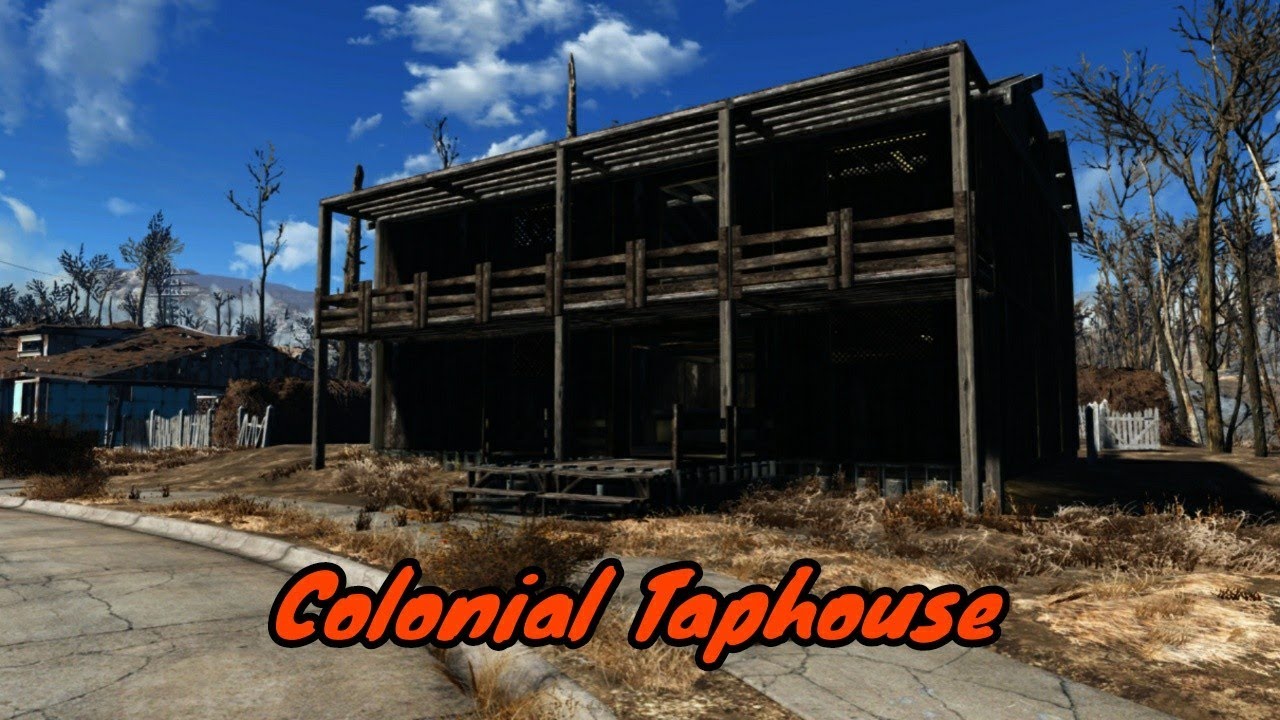 Fallout 4 Sanctuary Revival: The Colonial Taphouse - YouTube