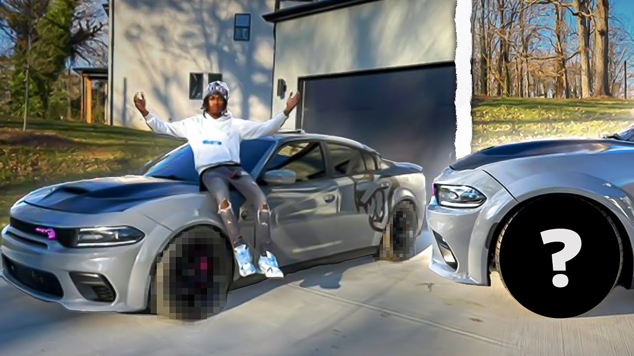 Installing New Rims On My Widebody Hellcat!?! - YouTube