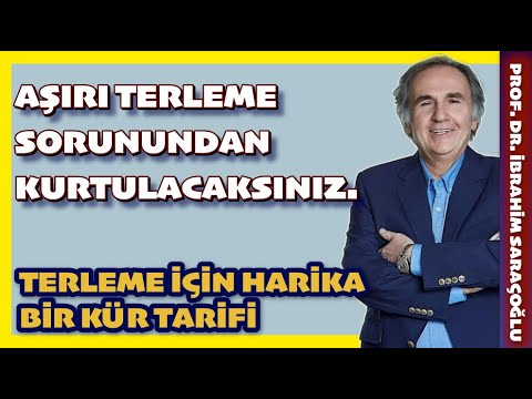 AŞIRI TERLEME İÇİN HARİKA BİR KÜR TARİFİ. #aşırıterleme #ibrahimsaraçoğlu #