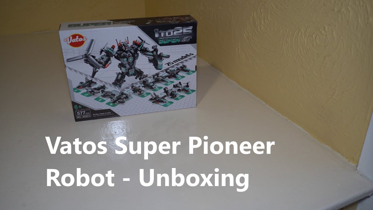 Vatos Super Pioneer Robot - Unboxing - YouTube