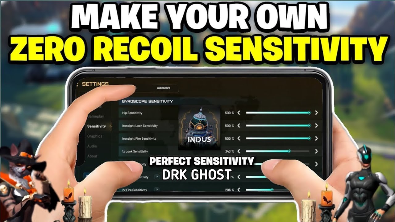 Indus Battle Royal Best Sensitivity Setting | Full Guide About Gyroscope Sensitivity settings ...