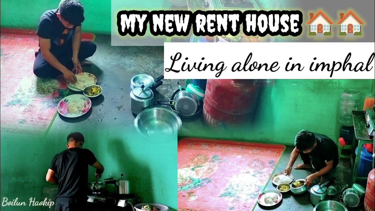 my new rent house 🏡|| living alone in imphal || - YouTube