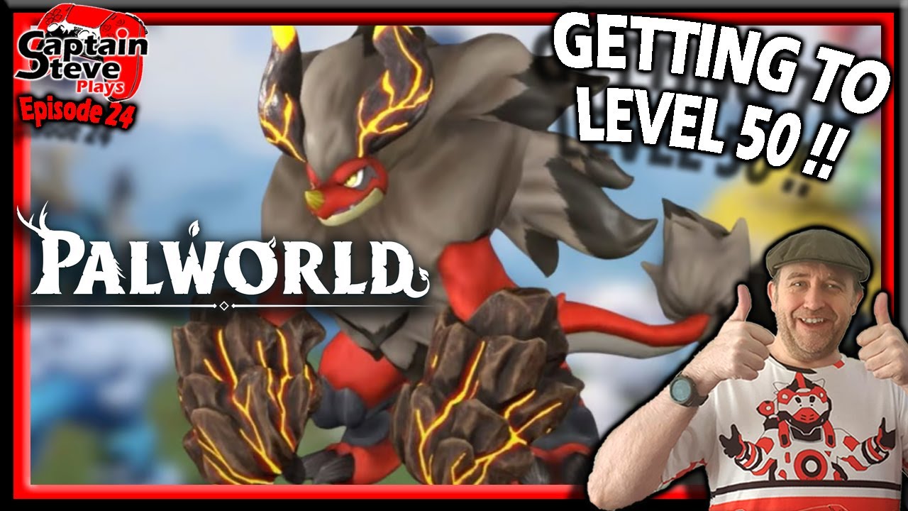 Palworld - Getting Blazamut To Level 50 - End Boss Attempt - Captain ...