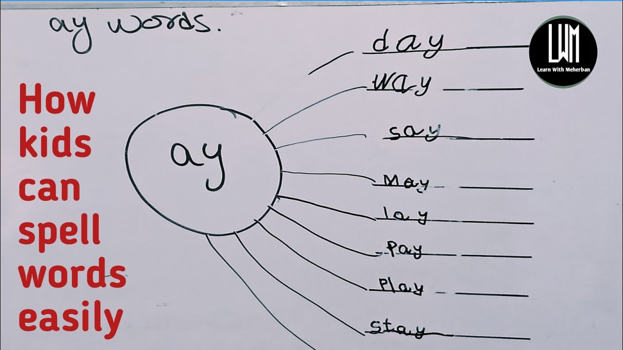 How to Spell English Words with the Sound "AY" | Phonics & Spelling ...
