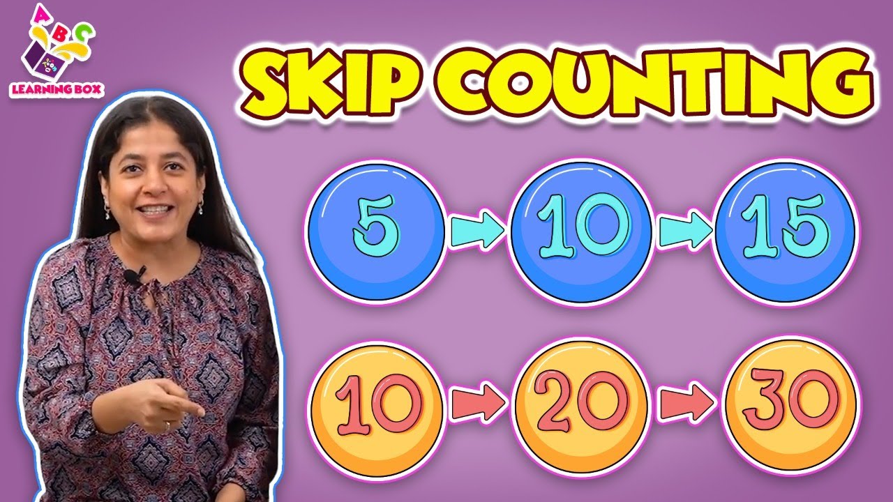 Practice Skip Counting | 10's & 5's | Maths | Nursery Rhymes ...