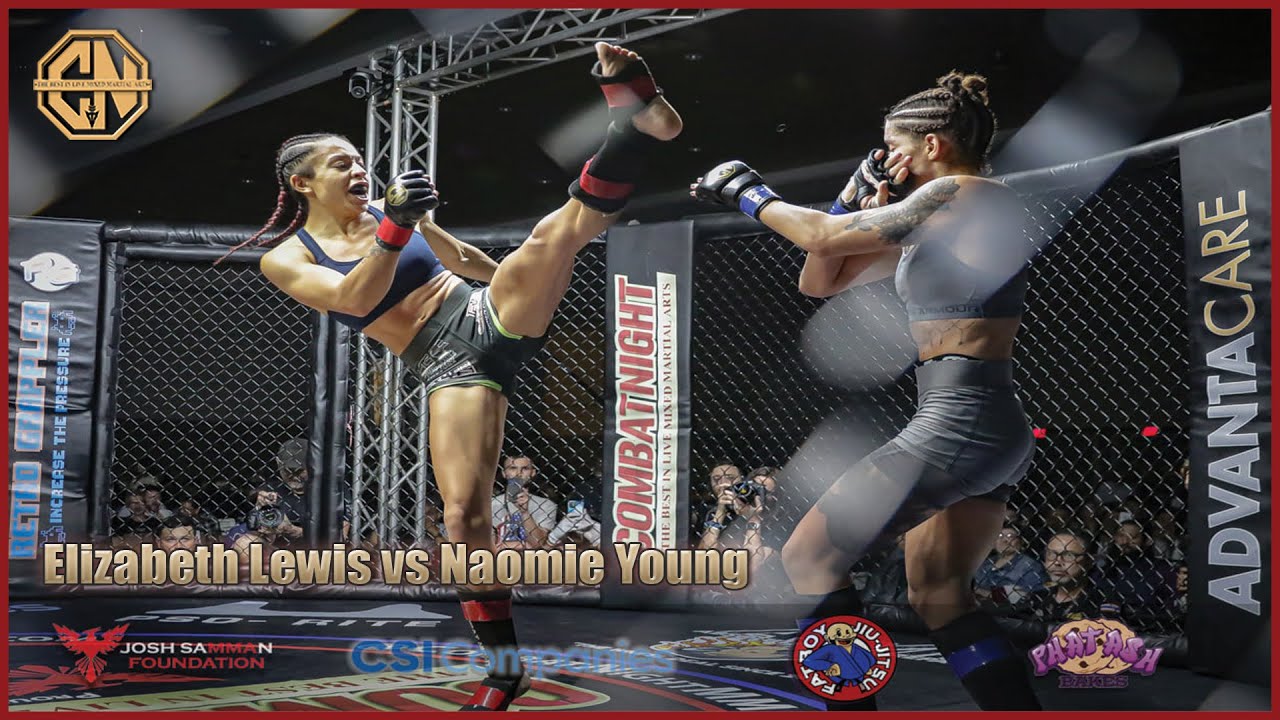 Combat Night Pro 28 - Orlando - Elizabeth Lewis vs Naomie Young - YouTube