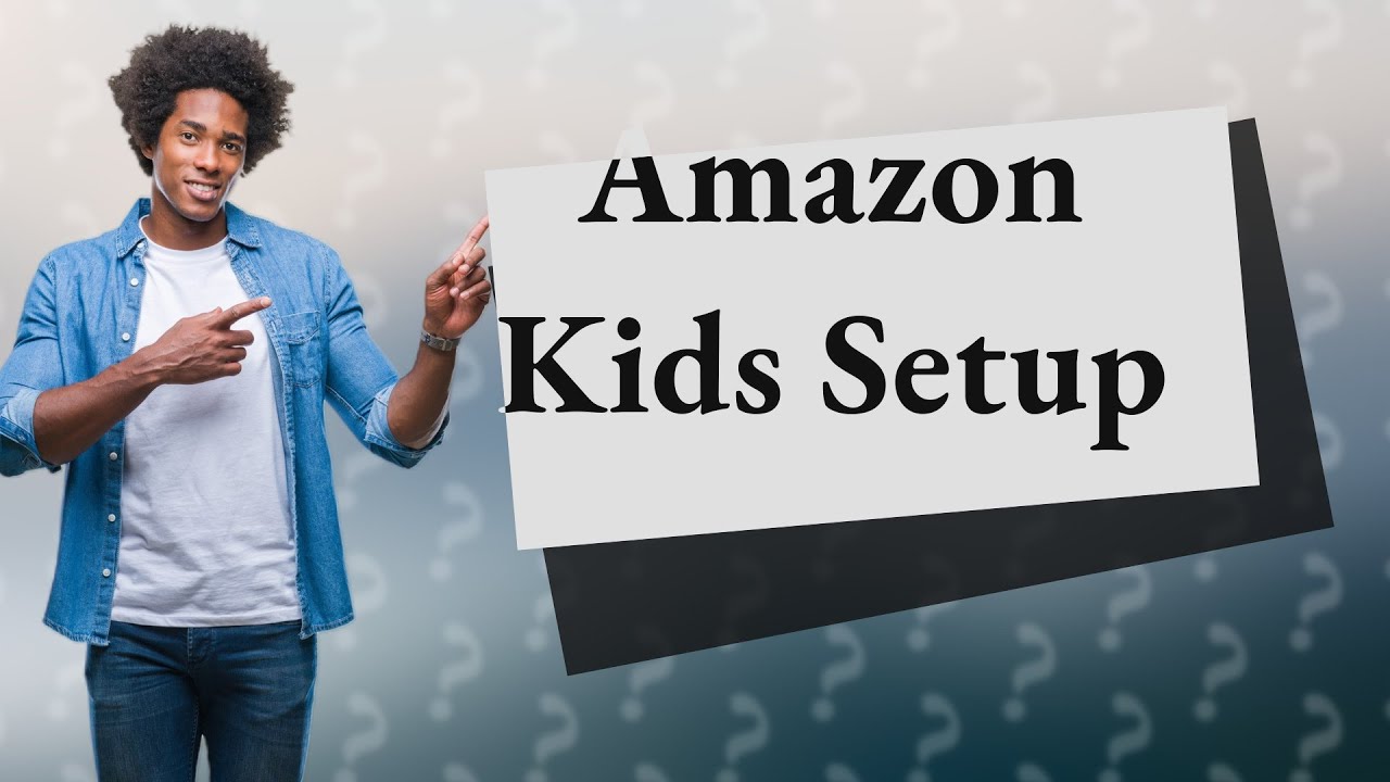 How do you set up an Amazon Kids account? - YouTube