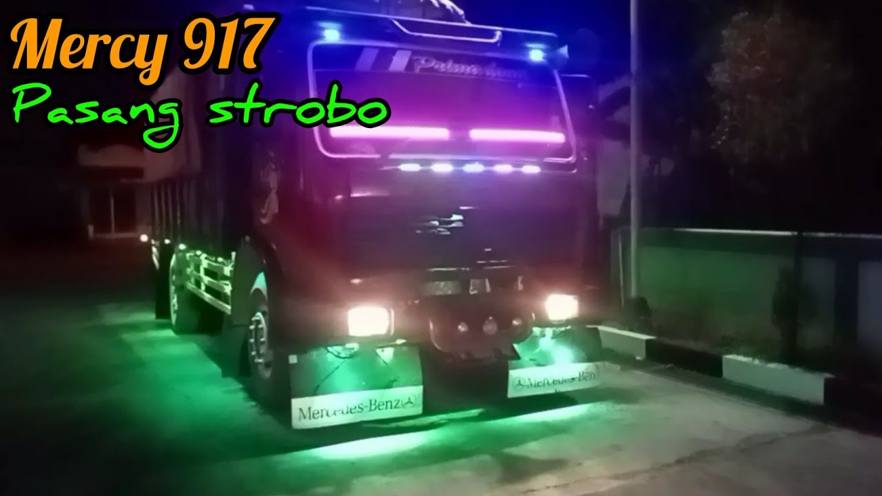 truk mercy 917 pasang lampu strobo. - YouTube