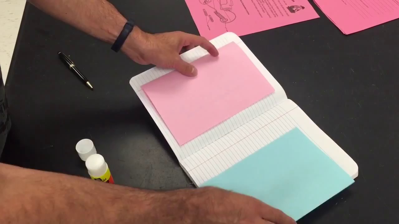 Setting Up Your Science Notebook - YouTube