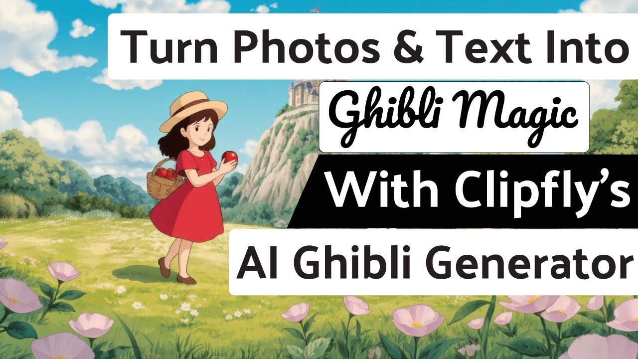 Turn Photos and text into Ghibli Magic with Clipfly's AI Ghibli ...