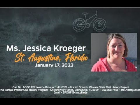Ms. Jessica Kroeger, St. Augustine, Florida. January 17, 2023 - YouTube