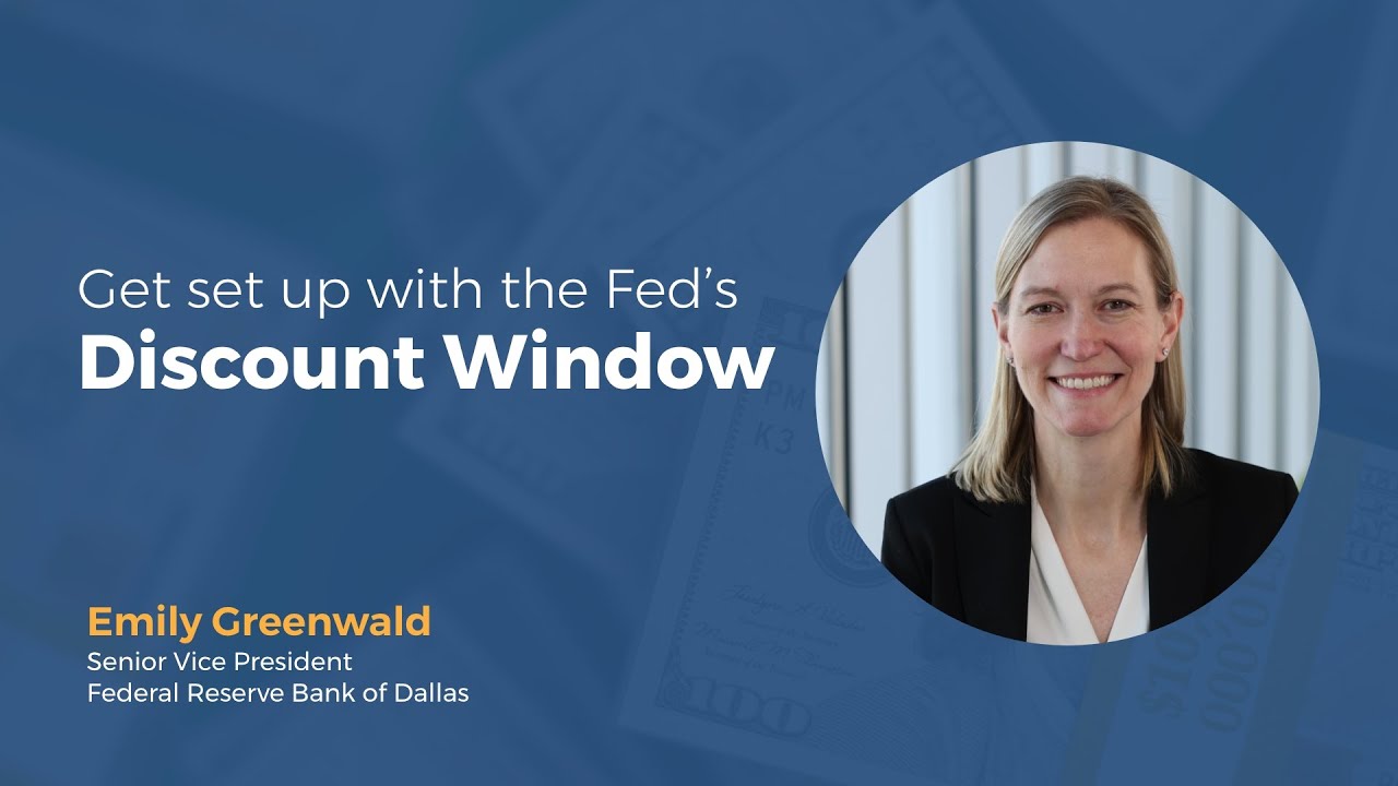Contingency funding: Is your bank set up with the Fed's discount window ...