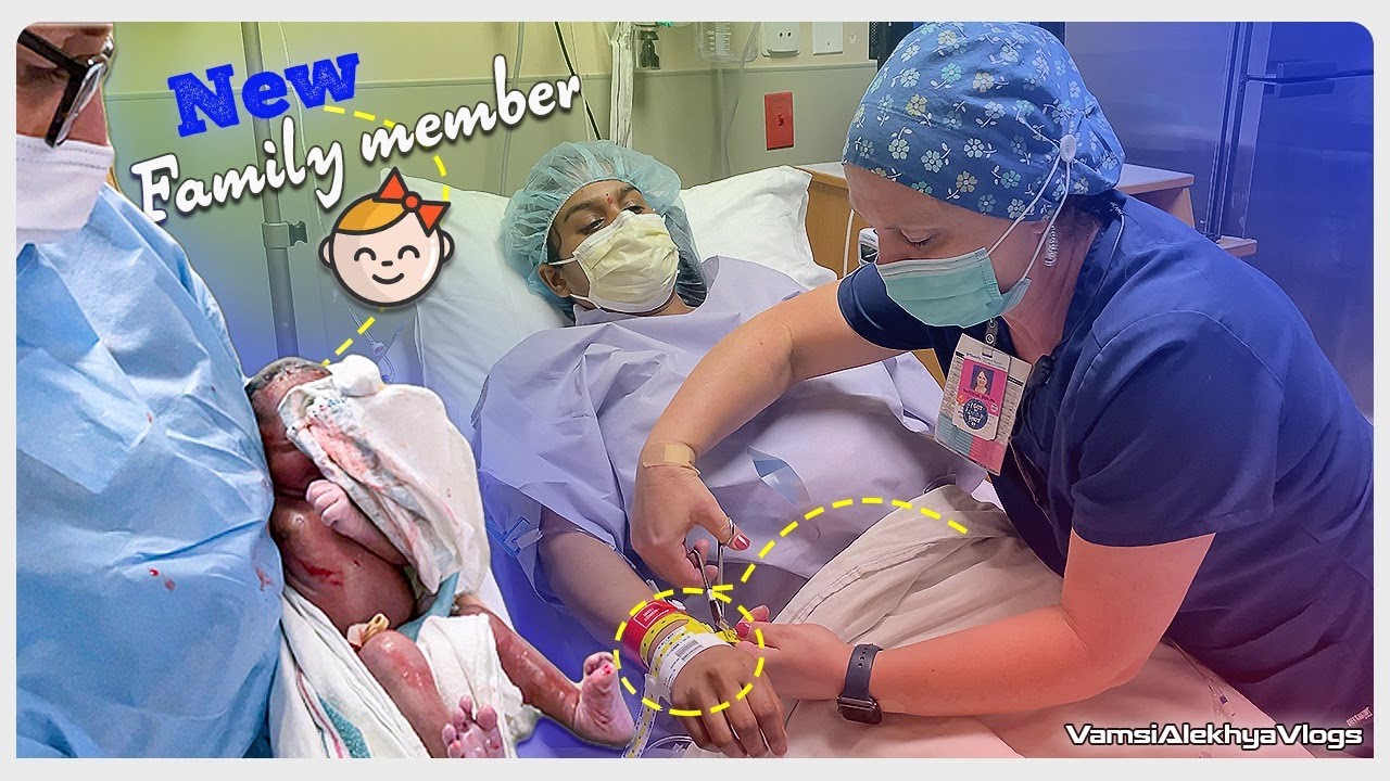 Live Birth Vlog || Breech Baby delivery experience ||Vamsi Alekhya ...