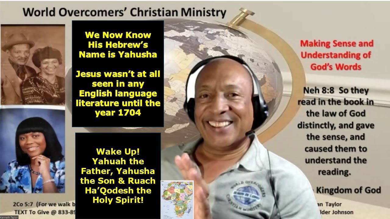 Yahusha is His Hebrew Name Instead of Jesus. The Name Jesus First Appeared in Literature in 1704 ...