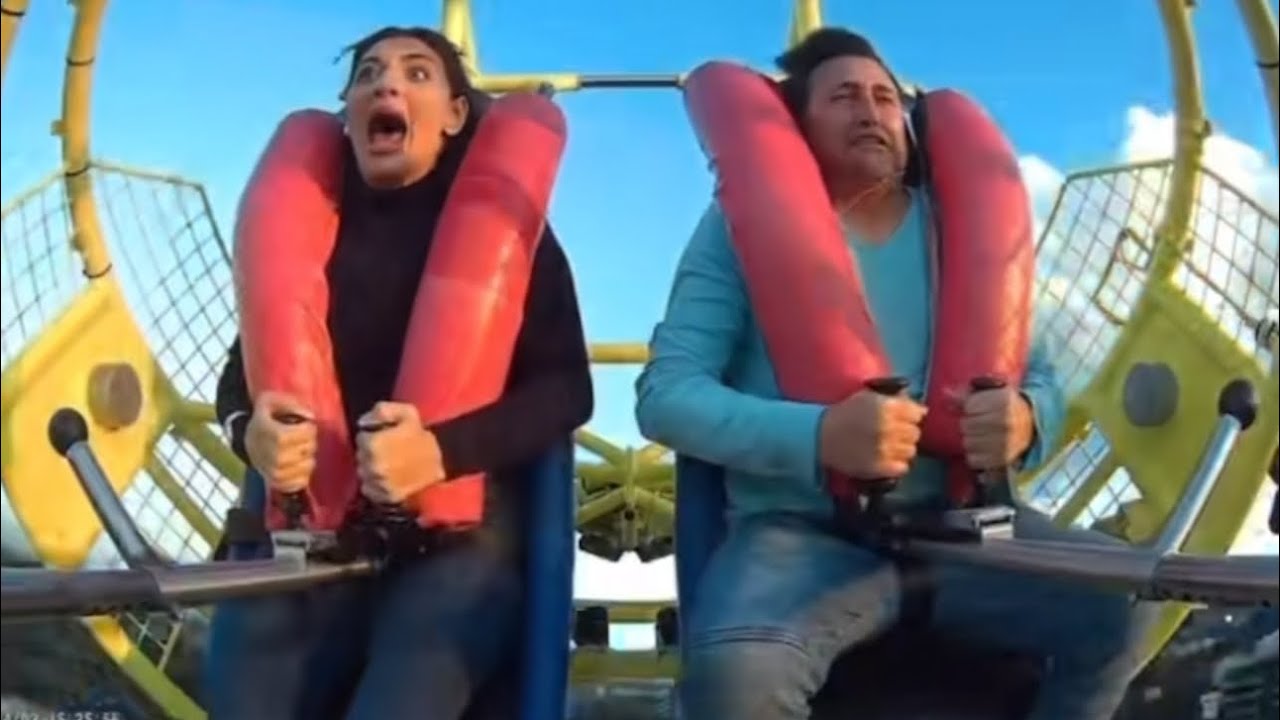 Persian Couple on a Sling Shot ride! #viral #viralvideo #funny #comedy ...
