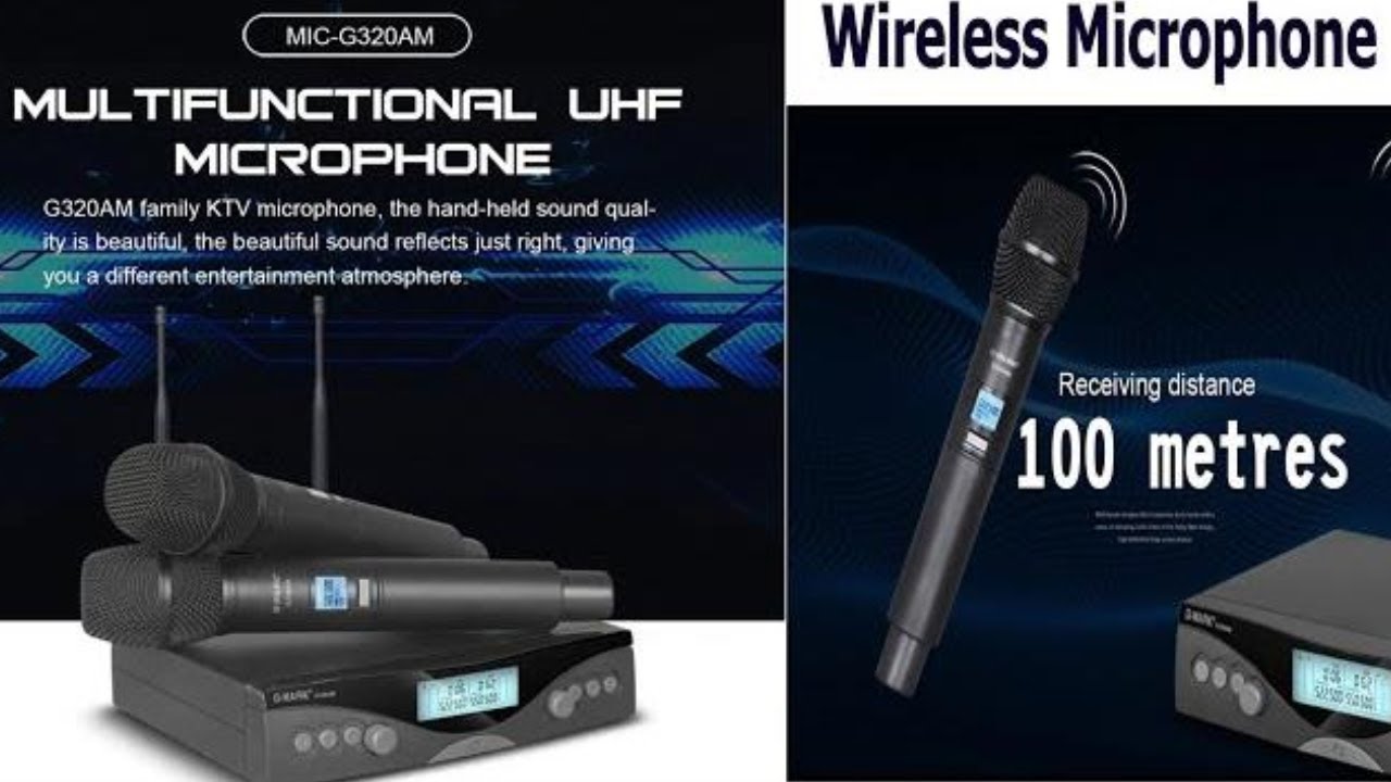 Best cheap wireless microphone system - UHF Automatic Handheld ...