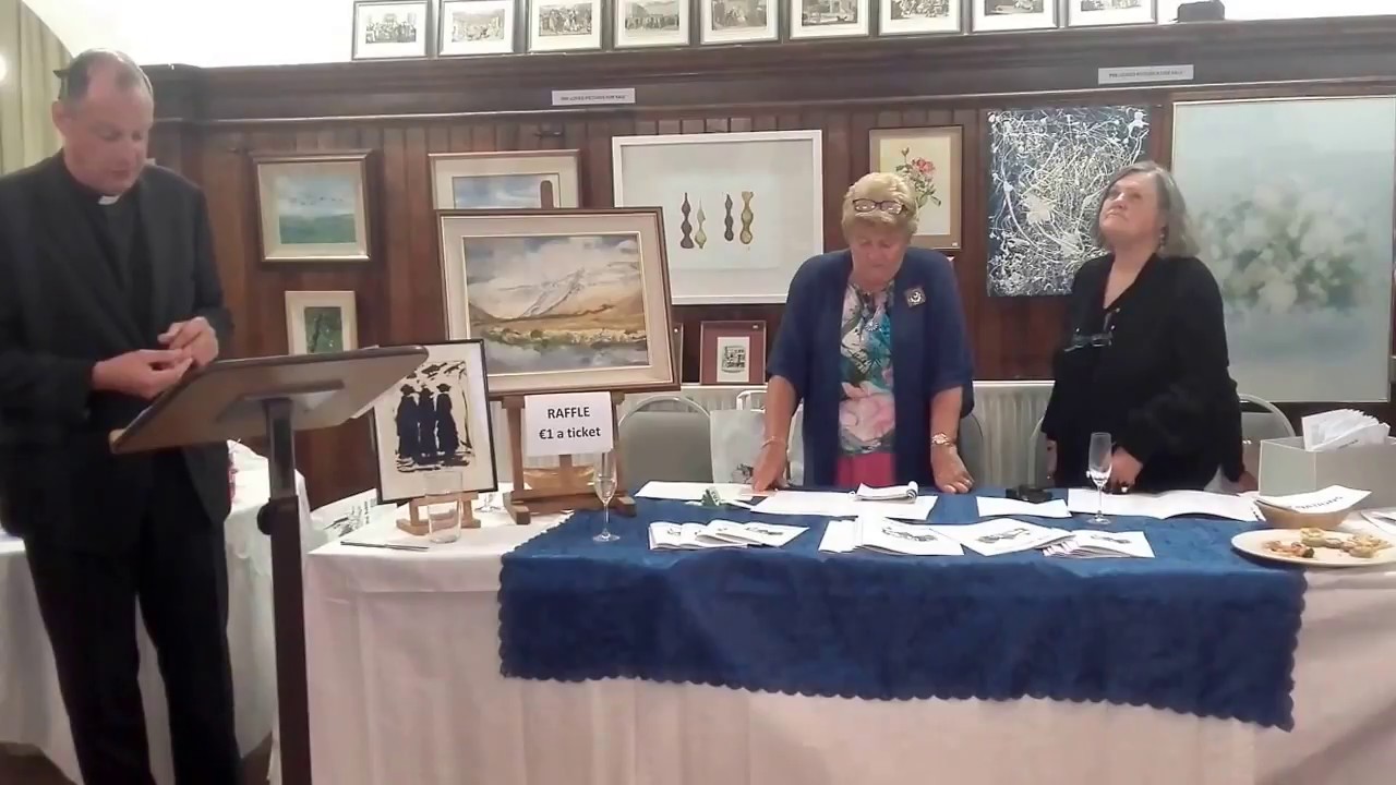 Canon Roy Byrne, give opening speech @ Knox Hall art exhibition, 2017 ...