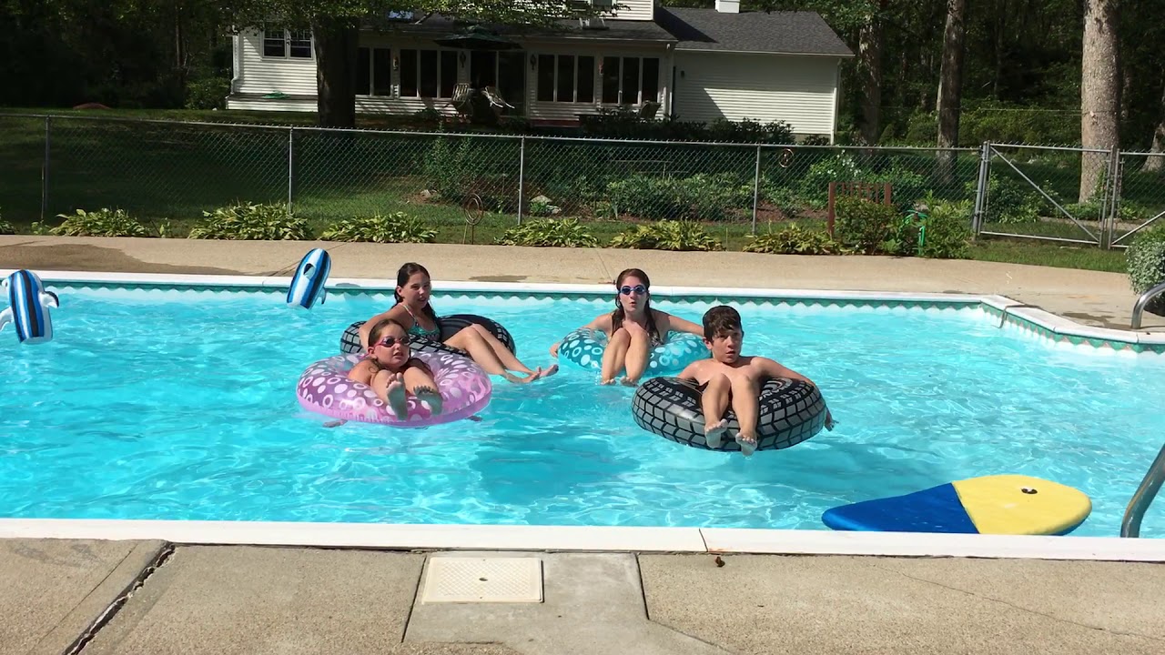 August 2016 Pool Fun - YouTube