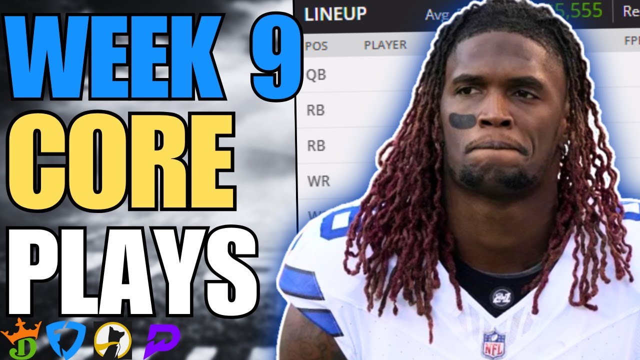 Best DraftKings & FanDuel NFL Picks | Week 9 - YouTube
