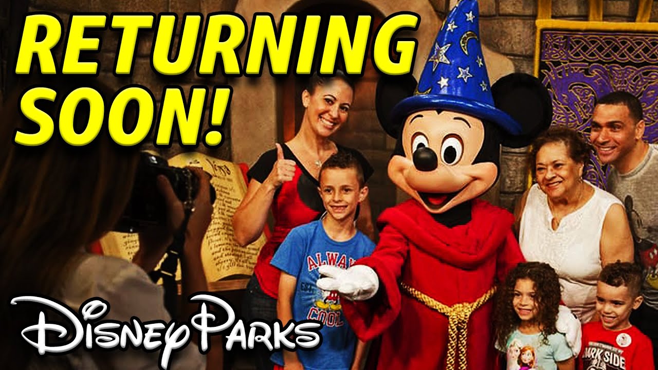 Disney Character Meet and Greets RETURNING SOON! | Disney Parks ...