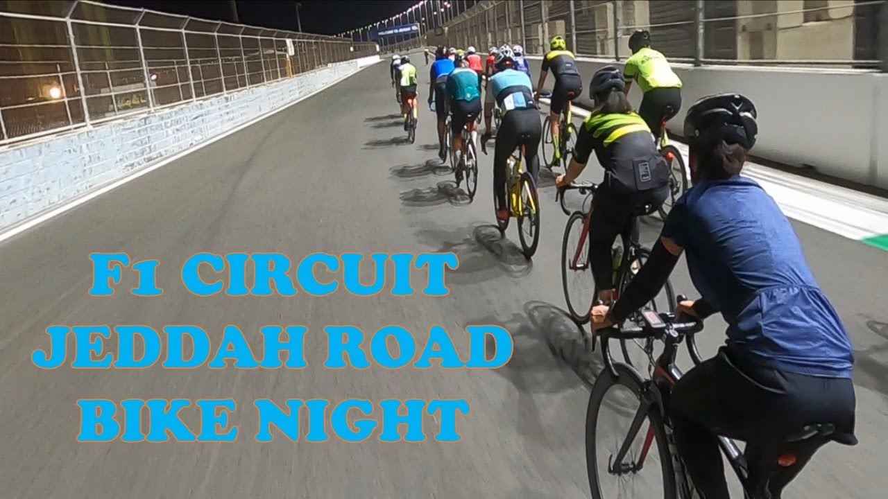 F1 CIRCUIT JEDDAH ROAD BIKE NIGHT RIDE - YouTube