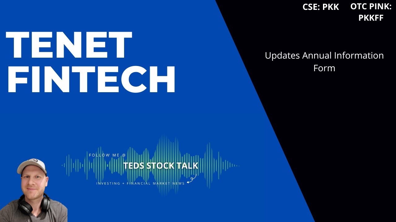 Tenet Fintech Prepares for TSX Uplist! Updated AIF - YouTube