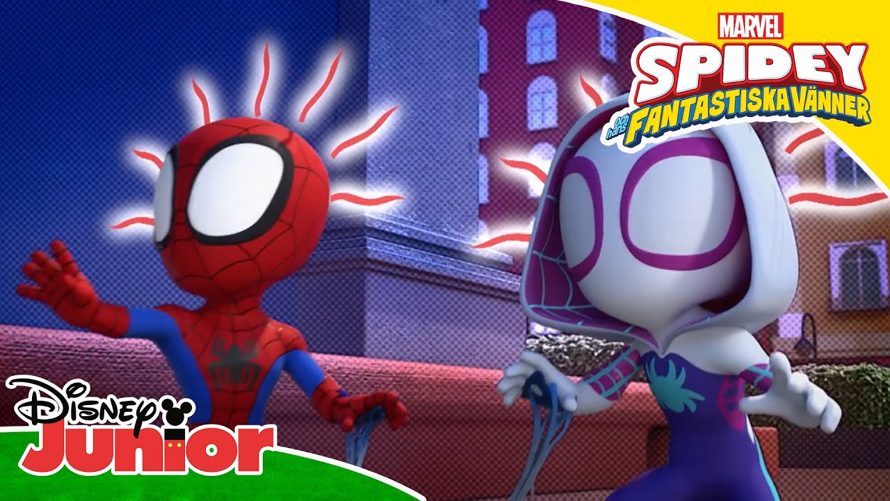 Extra klibbigt nät | Spidey och hans fantastiska vänner | Disney Junior ...