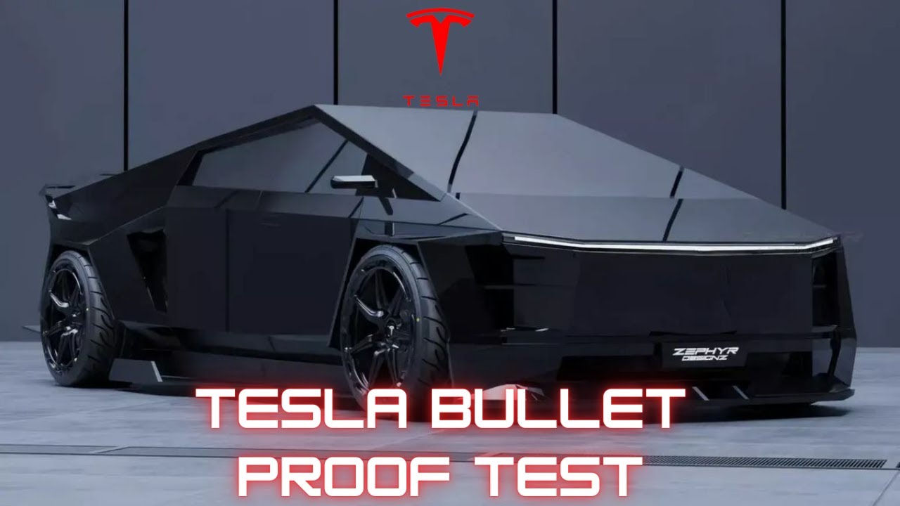 CYBER TRUCK BULLET PROOF TEST - YouTube