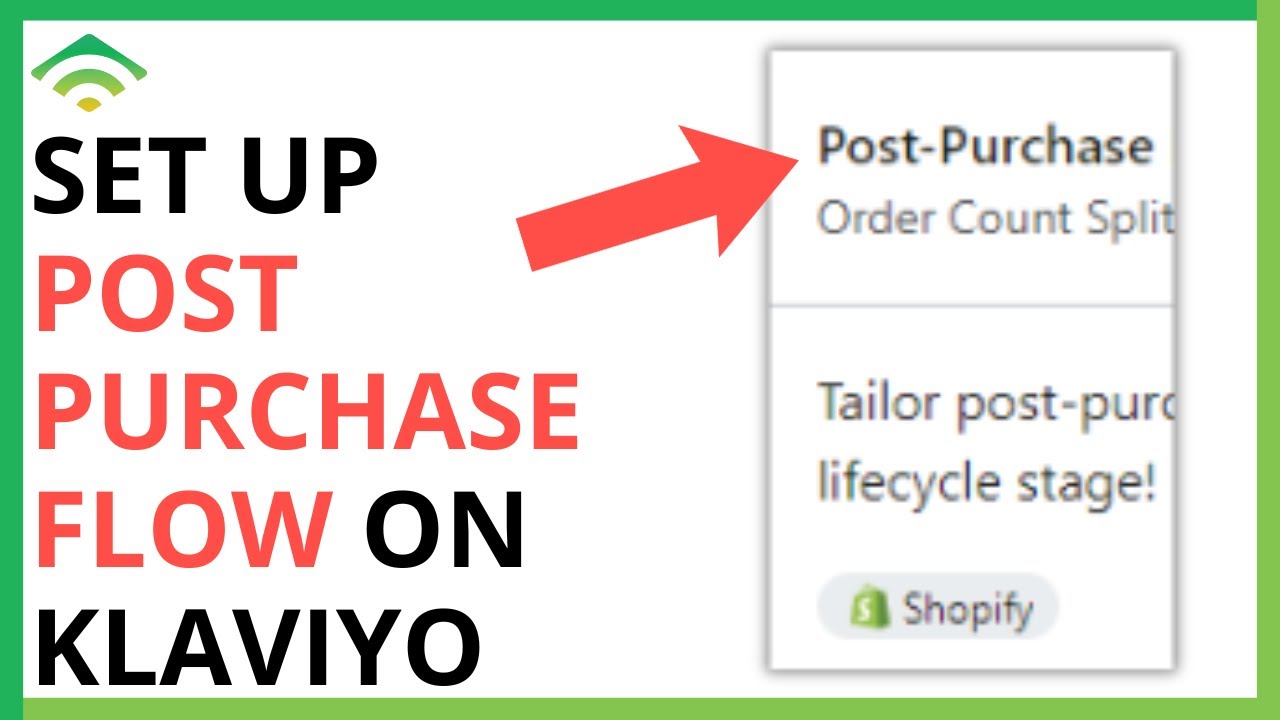 How to Set Up Post Purchase Flow in Klaviyo [QUICK GUIDE] - YouTube