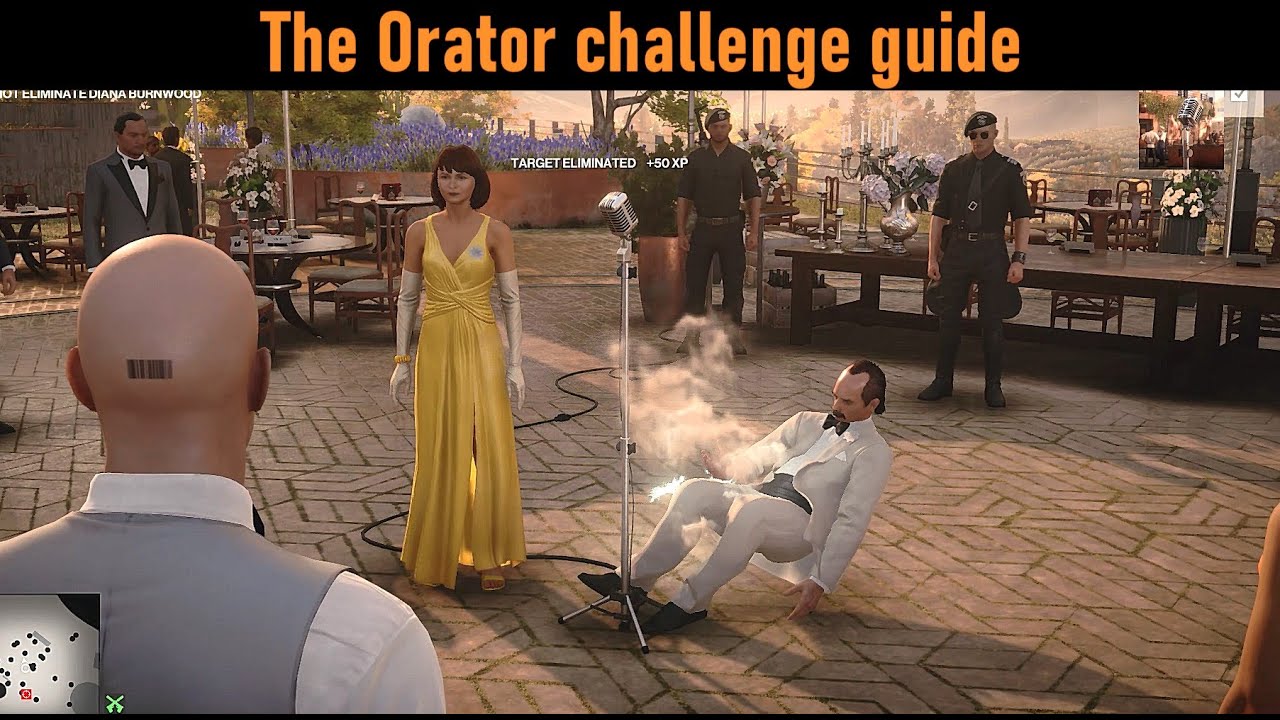 Hitman 3 - Eliminate Don Yates with microphone (The Orator) The ...