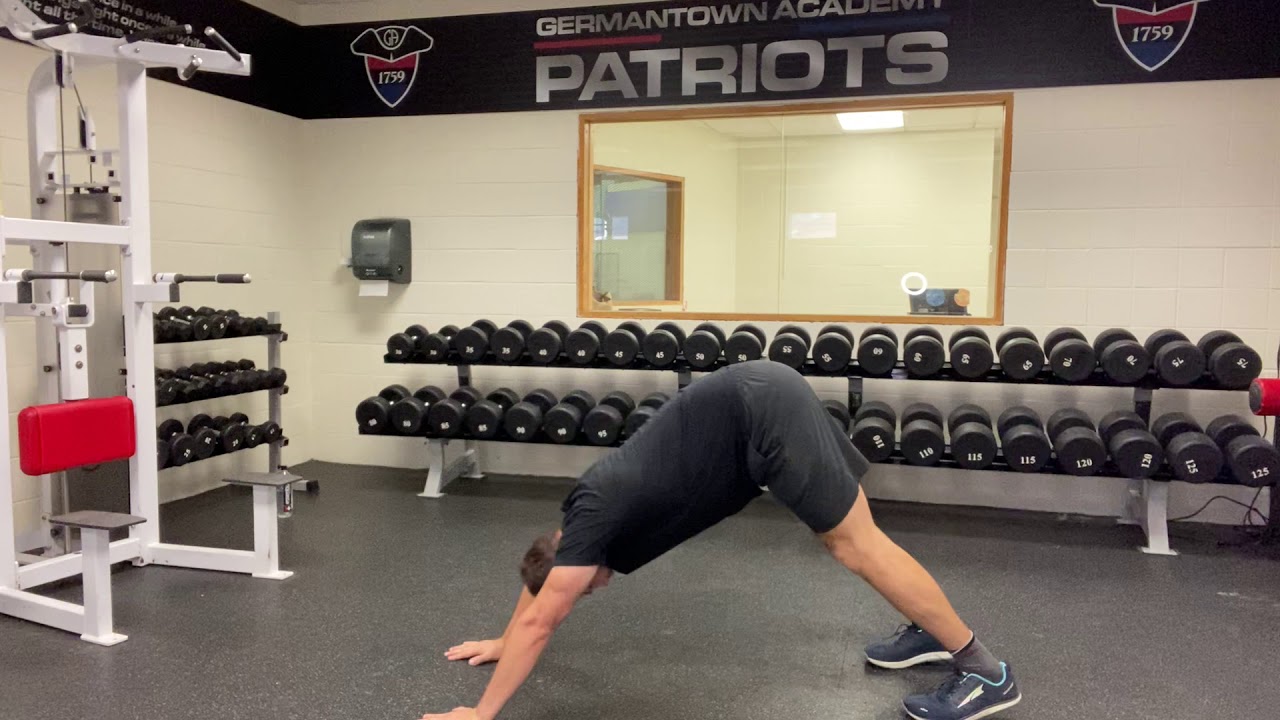 Downward/Upward Dog Hip Extension - YouTube