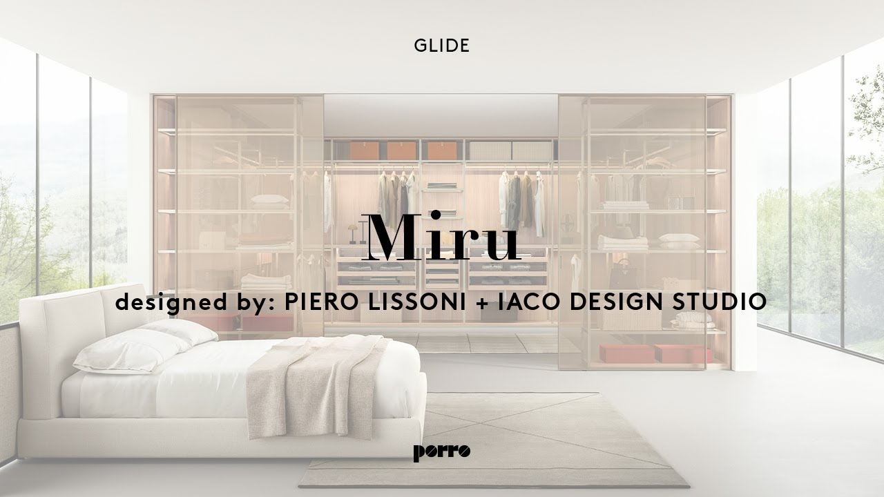 Glide - MIRU designed by: Piero Lissoni + Iaco Design Studio - YouTube